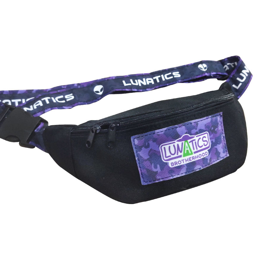 Riñonera Wide Camuflada Violeta - Lunatics Club - Streetwear